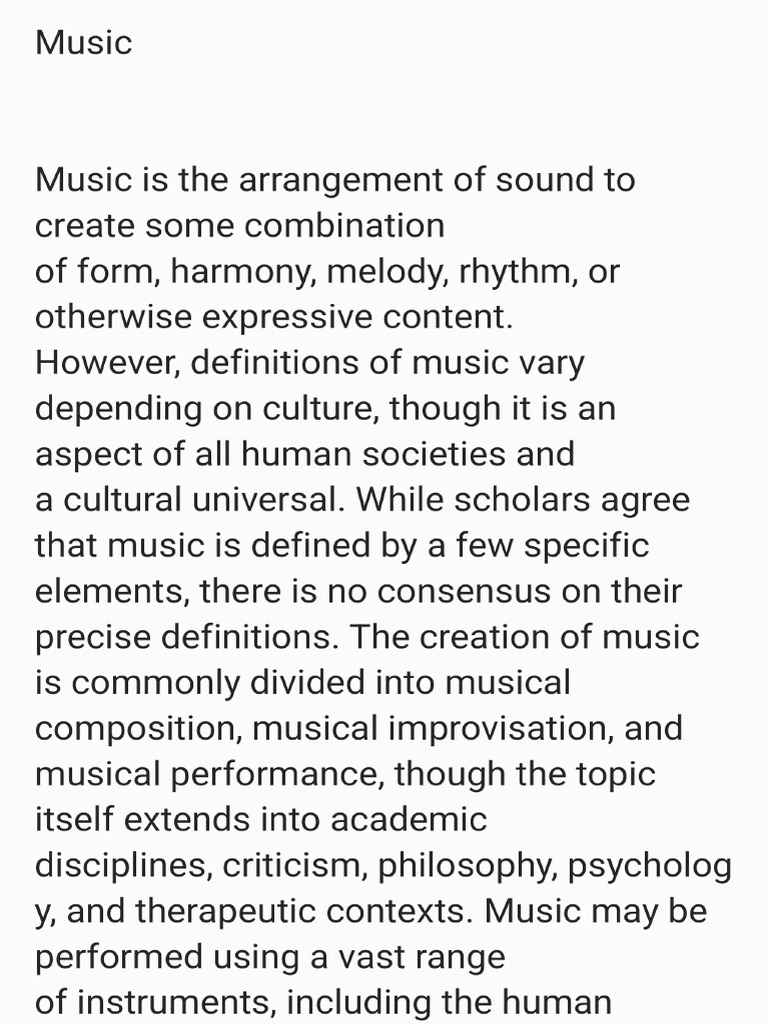 Music | PDF