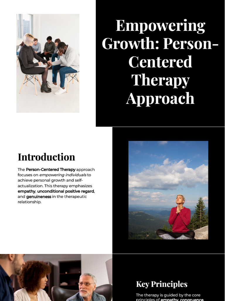 Slidesgo Empowering Growth Person Centered Therapy Approach ...