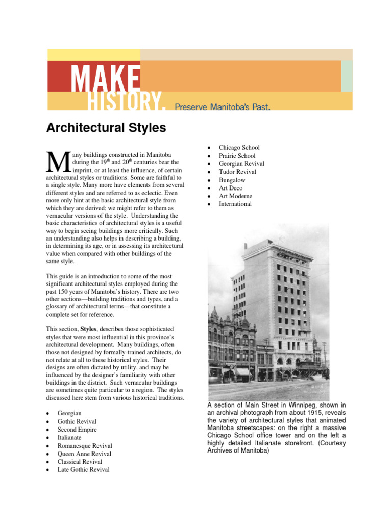 Architectural Styles | PDF | Gothic Architecture | Architectural Design