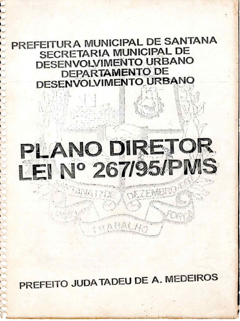Plano Diretor 267-95 | PDF