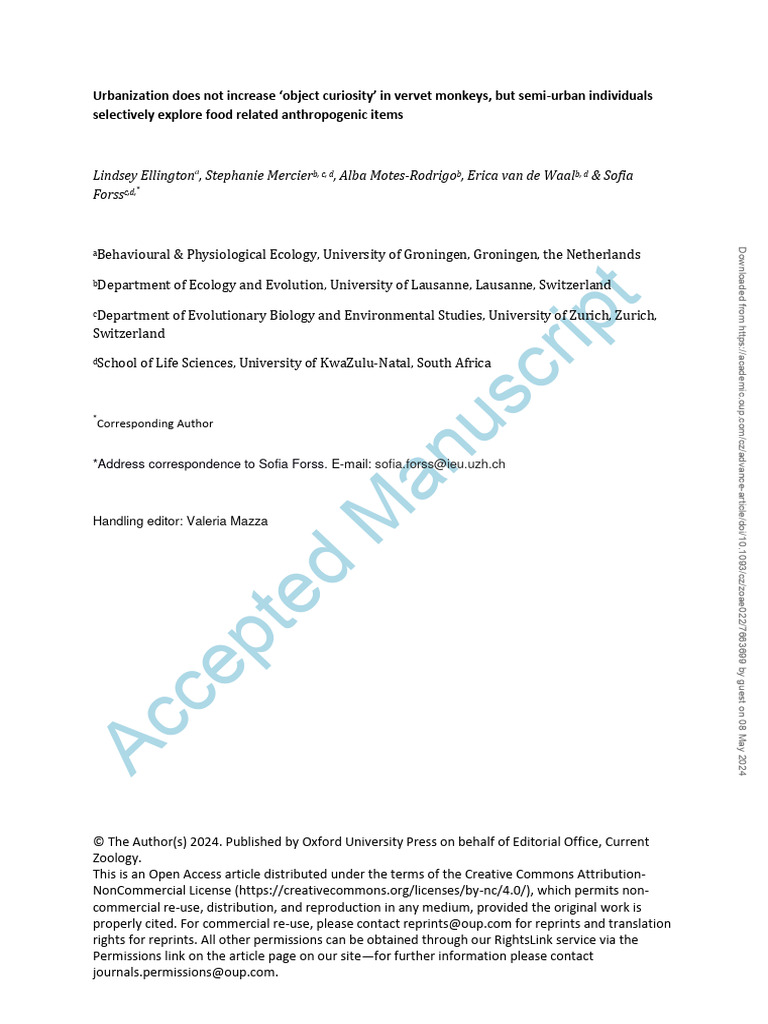 Ellington Et Al 2023 | Download Free PDF | Curiosity | Experiment