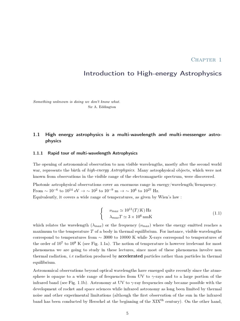 Introduction to High-Energy Astrophysics | PDF | Cosmic Ray | Astronomy