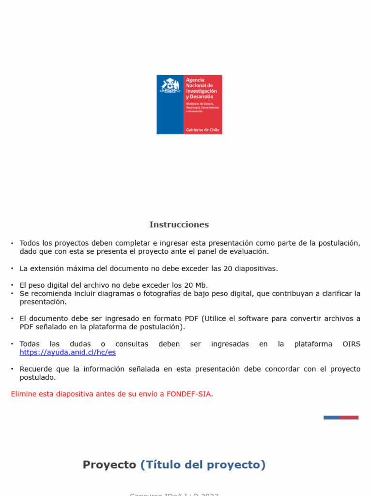 Presentacion Proyecto | PDF | Investigación y desarrollo