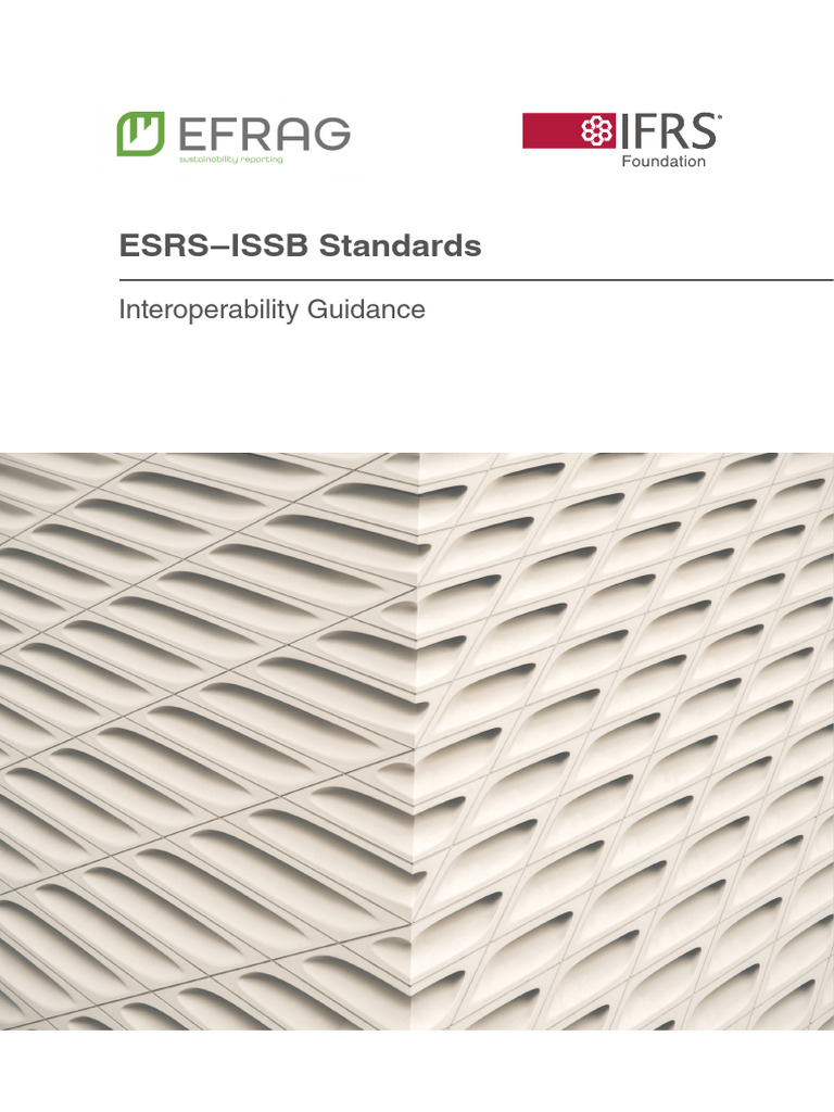Esrs Issb Standards Interoperability Guidance | PDF | Financial Statement