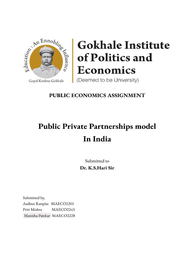 PPP Model Assignment | PDF