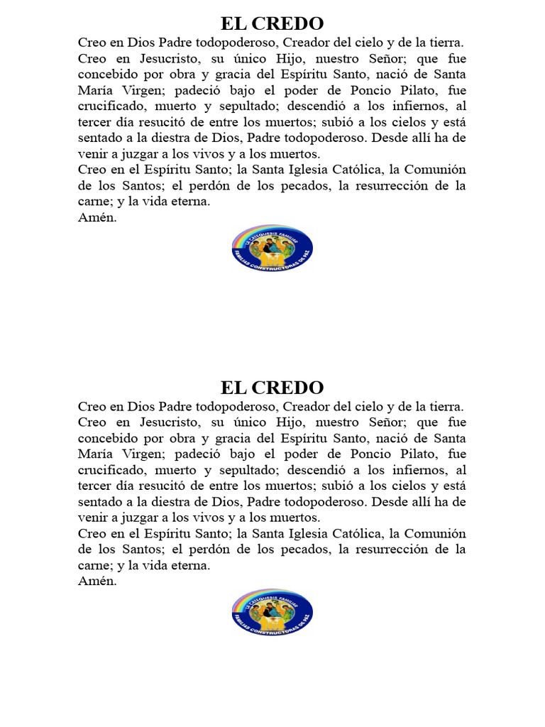 El Credo | PDF