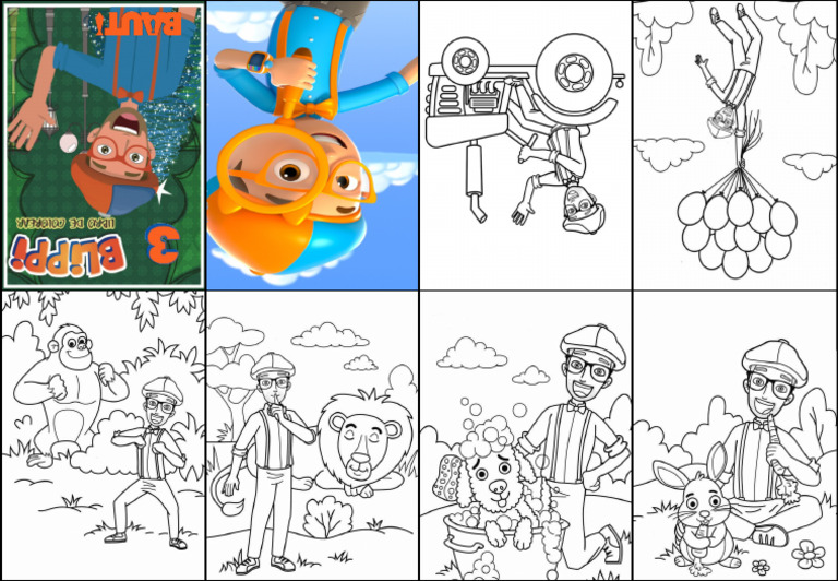 Libro de Pintar Blippi | PDF