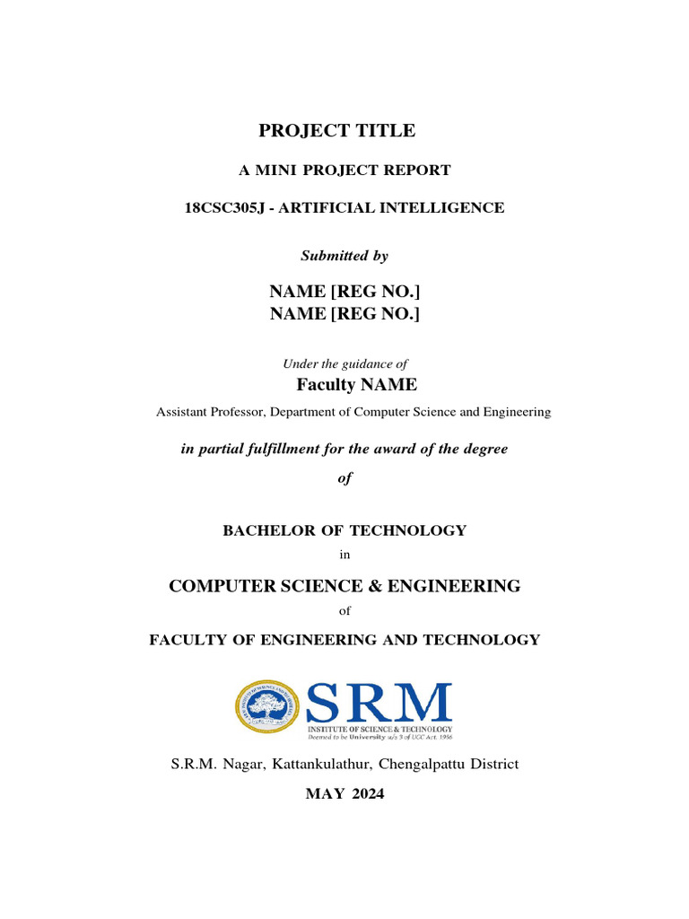 AI Report Format | PDF | Computer Engineering | Computing