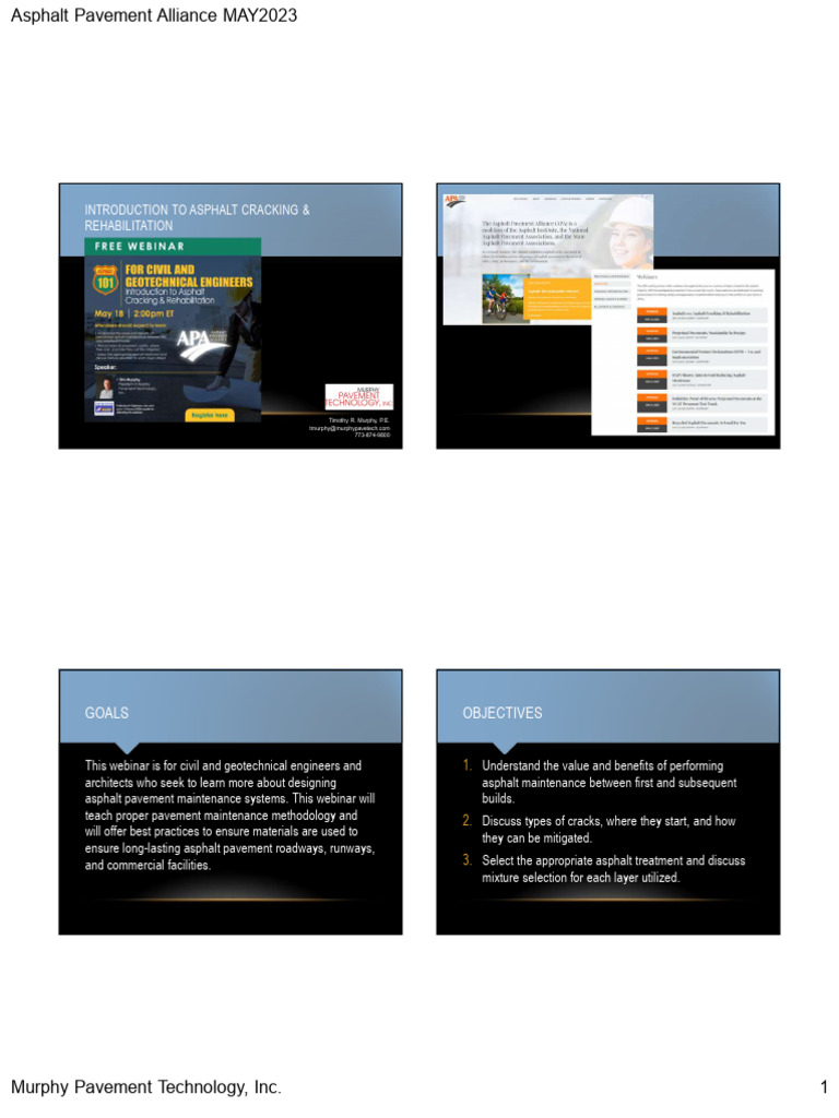 Introduction to Asphalt Cracking & Rehabilitation MAY2023 | PDF | Road ...
