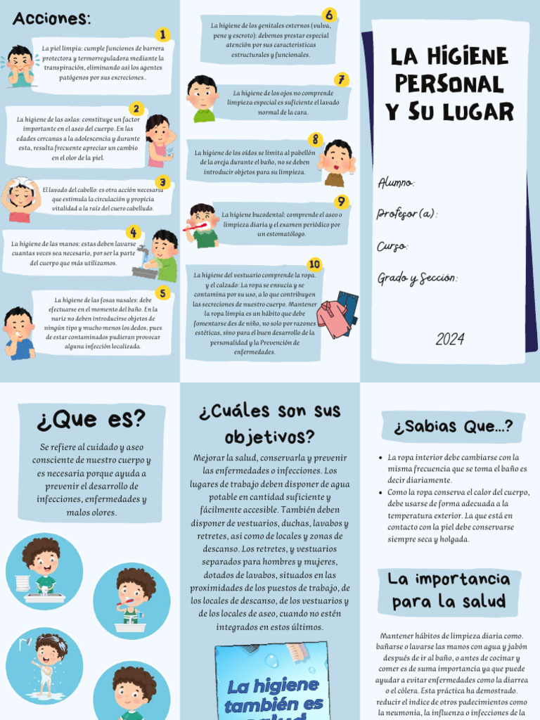 Guía de Higiene Personal Integral | PDF | Medicina CLINICA | Medicina