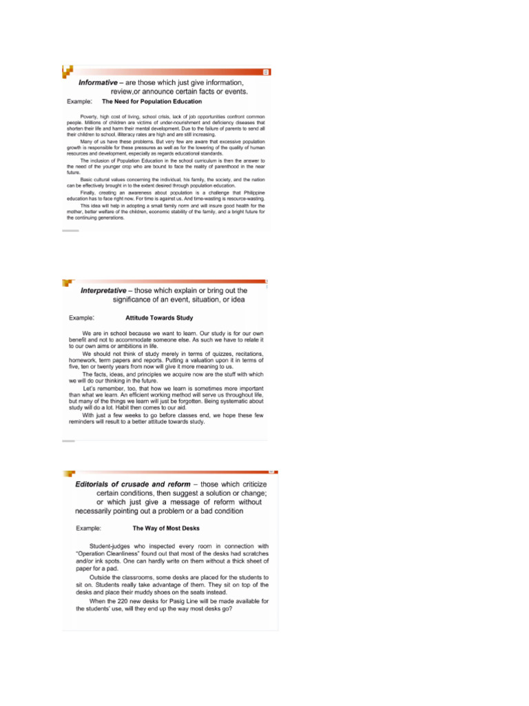 Editorial Writing Samples | PDF