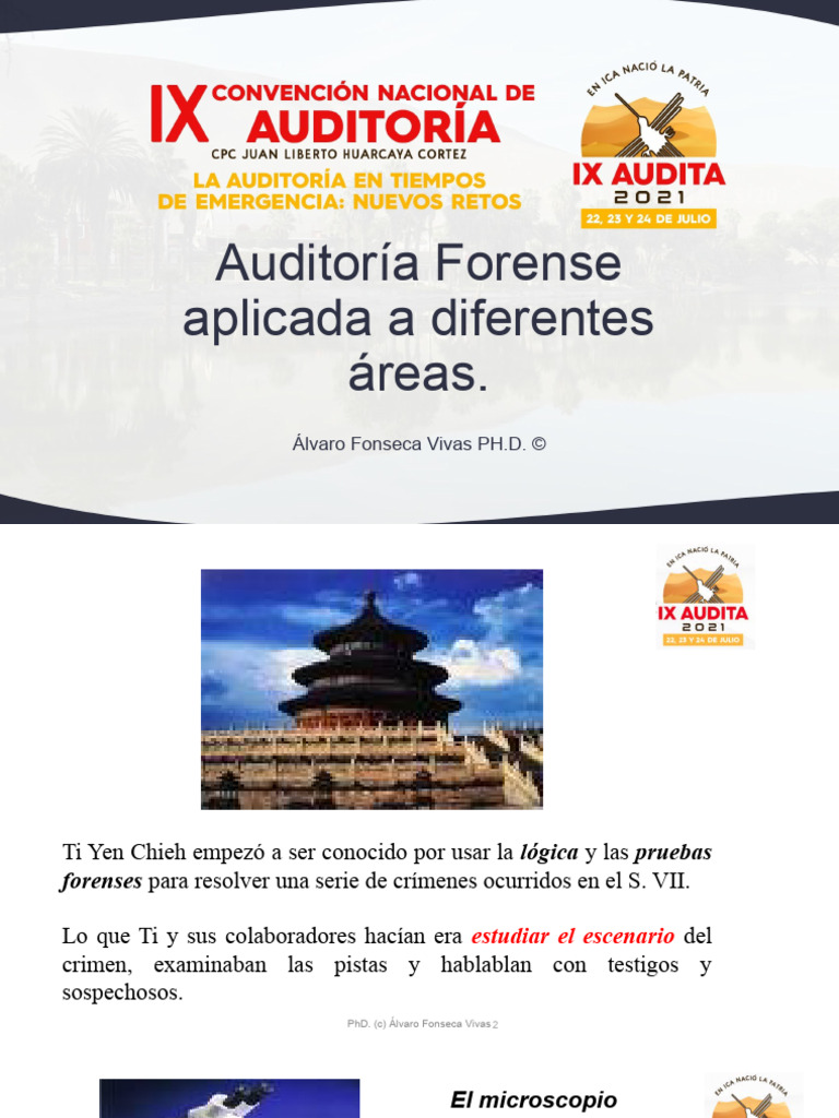 4 Cuarta Conferencia Magitral - Alvaro Fonseca | PDF | Auditoría ...