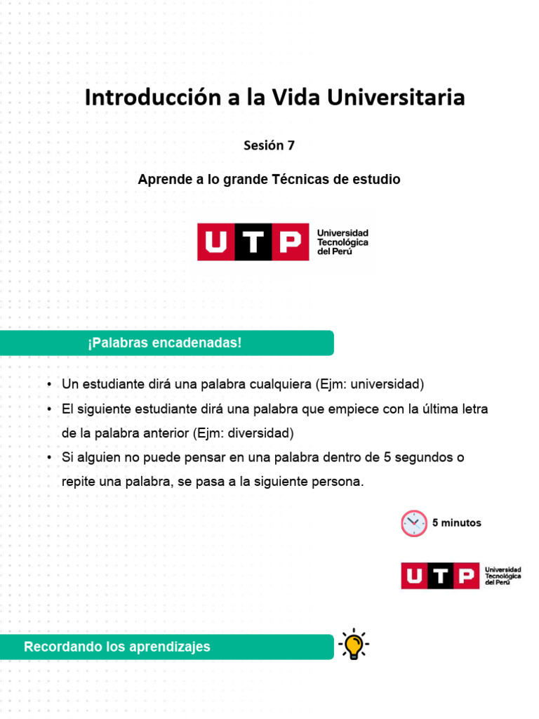 S07.s1 - Aprende a lo grande Técnicas de estudio.pdf | Descargar gratis PDF | Habilidades de ...