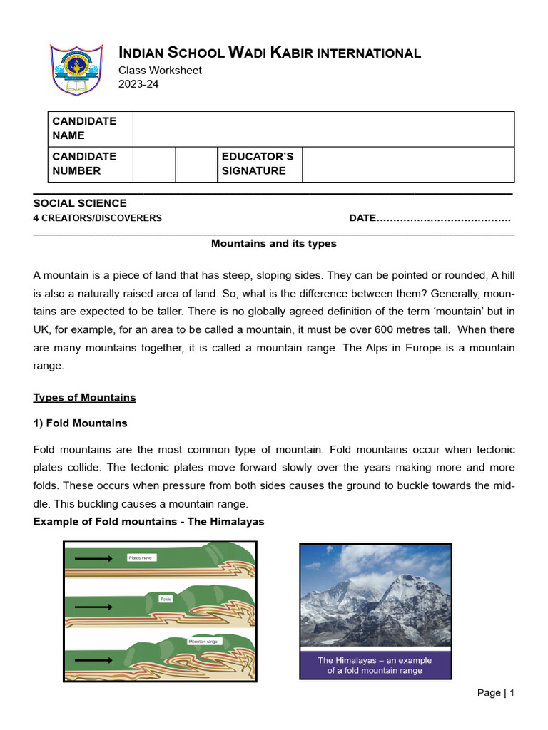 Mountains | PDF | Mountains | Plateau
