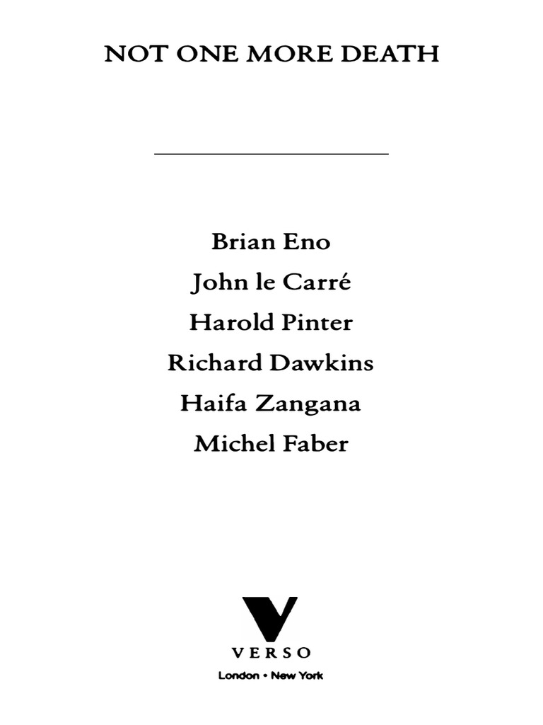 Not One More Death: Anti-War Essays | PDF | George W. Bush | American ...