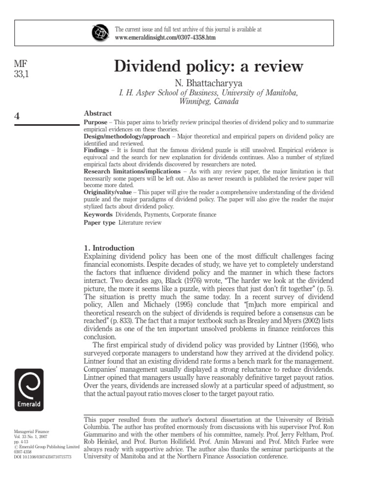 Review Dividend | PDF | Dividend | Taxes