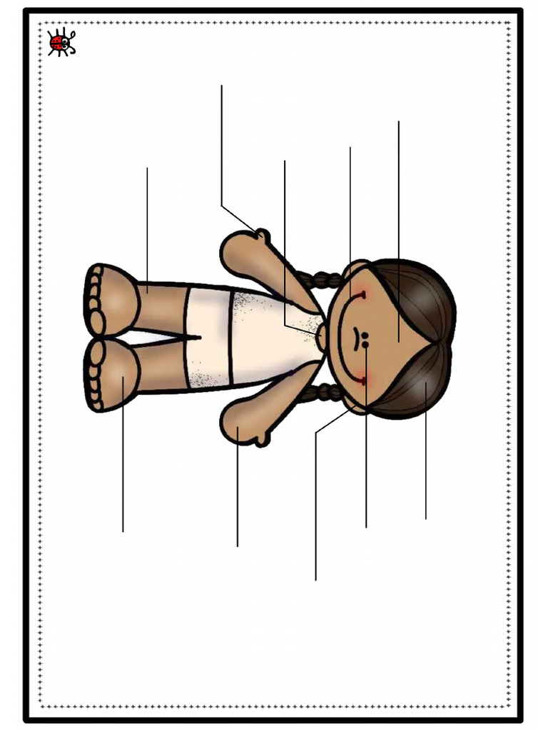 Fichas Poner Nombre Partes Del Cuerpo | PDF