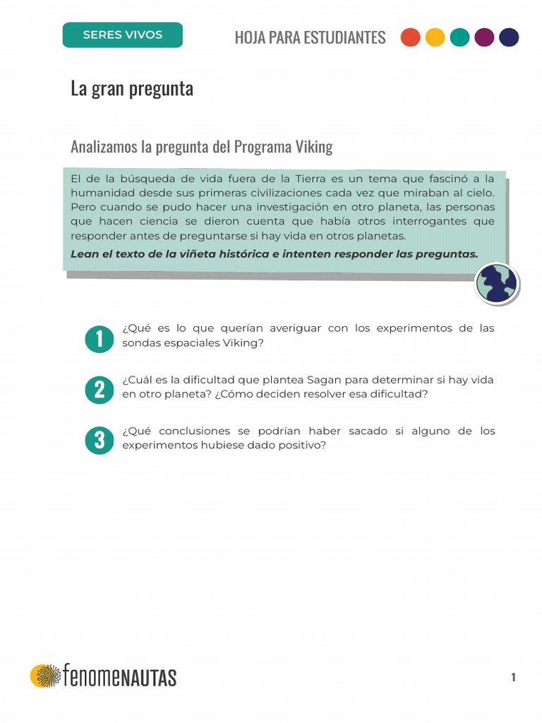 La Gran Pregunta | Descargar gratis PDF | Vida | Experimentar