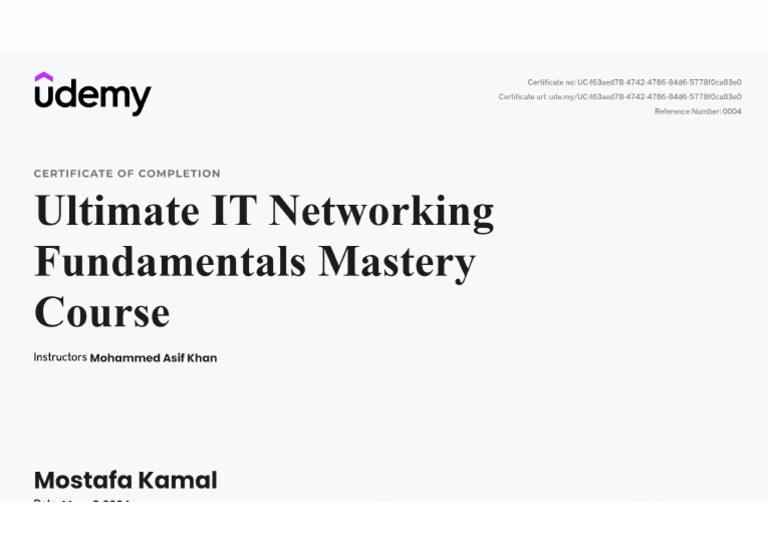 Udemy-certificate | PDF