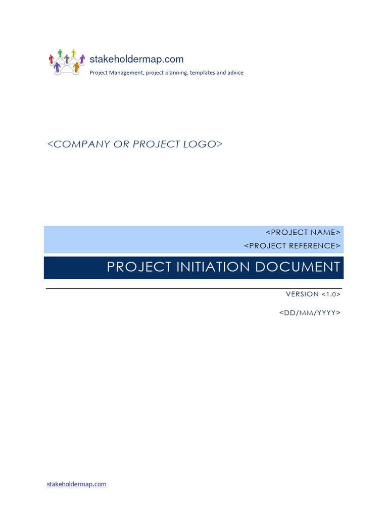PID Project Initiation Document Template | PDF | Project Management ...