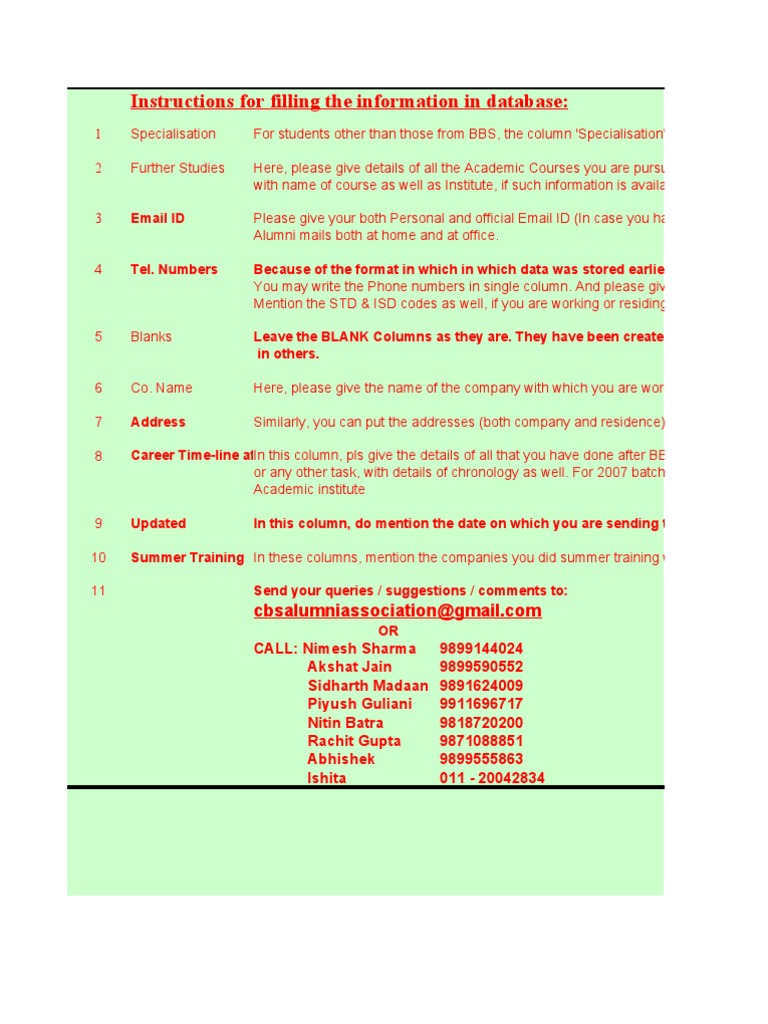 Database Format | PDF | Information Management | Databases