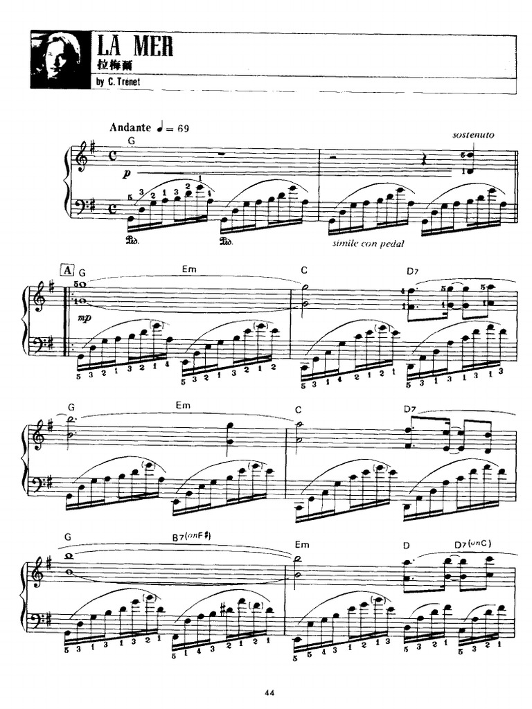 Richard Clayderman-La Mer | PDF