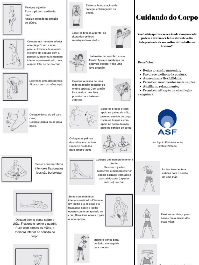 Exercícios de Alongamento Diários e Seus Benefícios | PDF | Pé ...