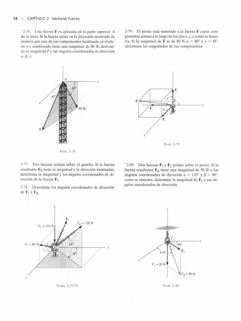Ejercicios de Estática | PDF