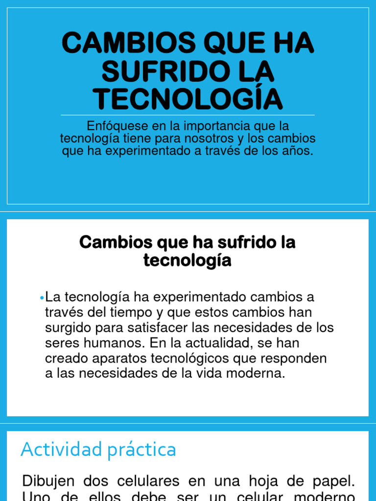 Evolución de la Tecnología Moderna | PDF