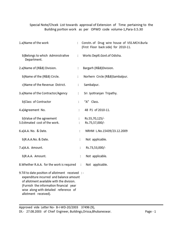 EOT Form | PDF | Government