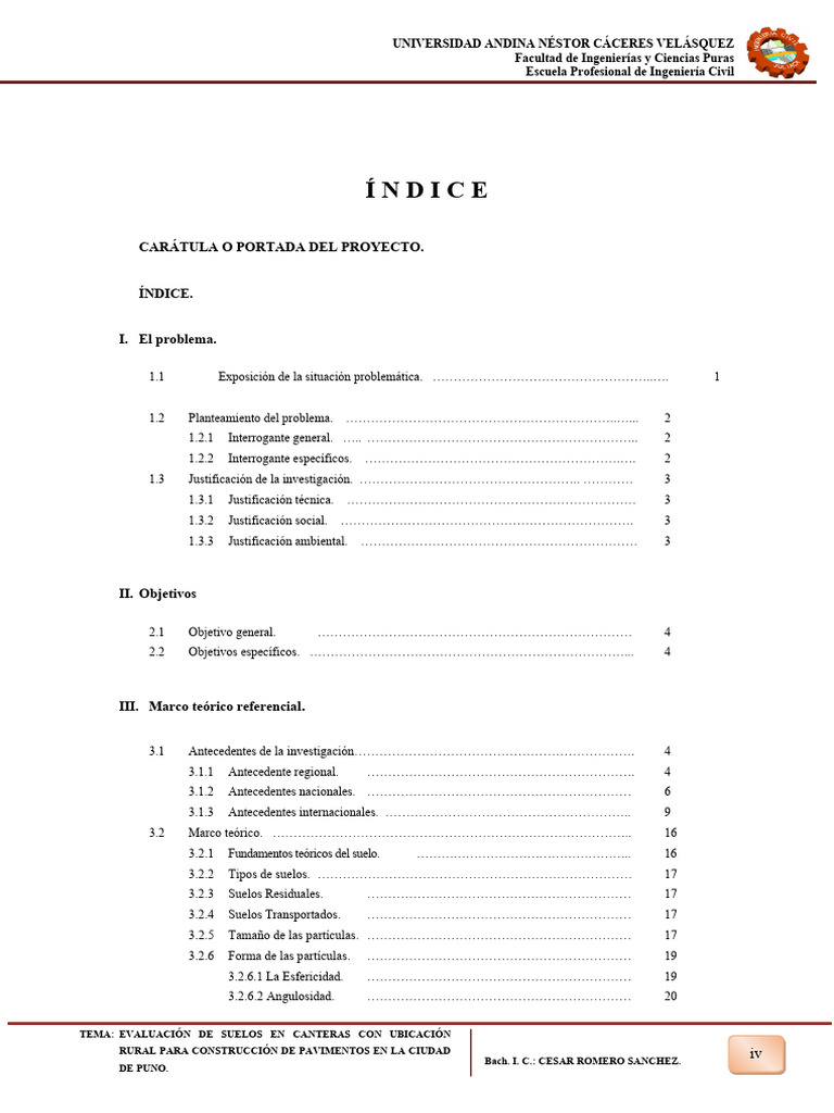 Indice Proyecto | PDF | Informática