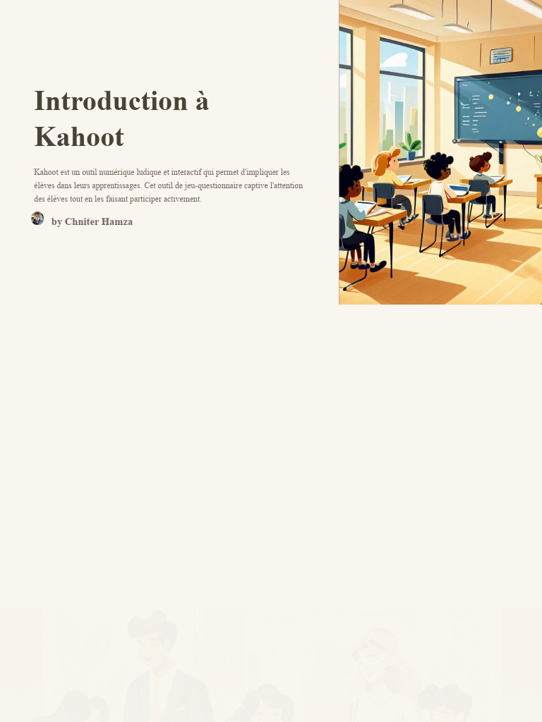 Introduction-a-Kahoot | PDF | Pédagogie | Apprentissage