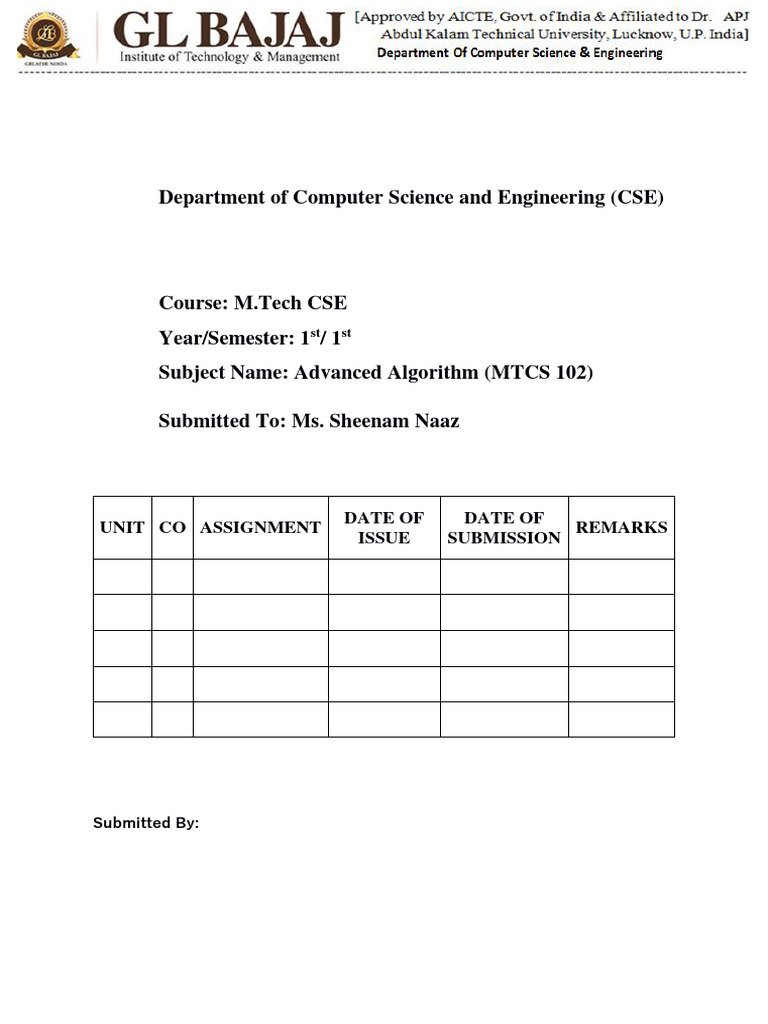 Assignment Done | Download Free PDF | Algorithms | Time Complexity