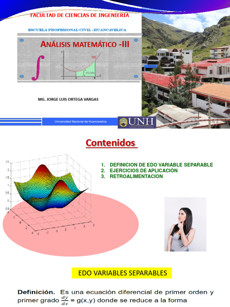 EDO Variables Separables: Ejercicios | PDF | Análisis matemático
