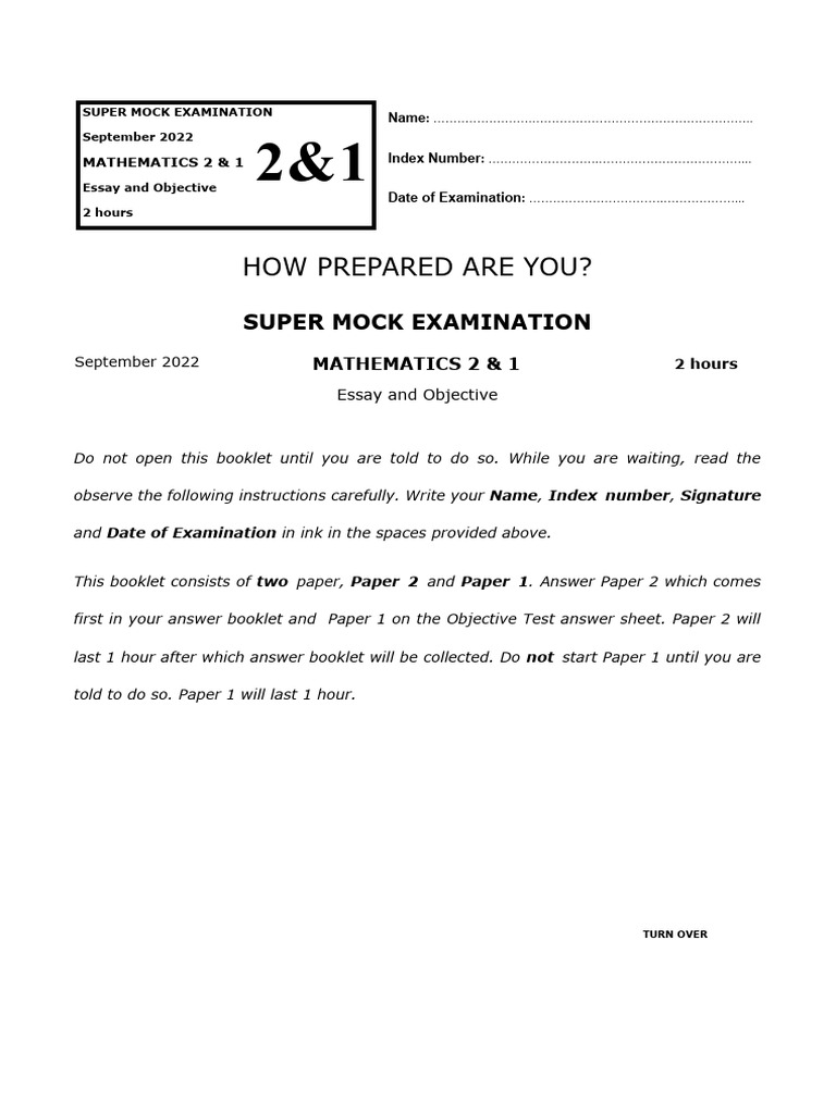 Maths Super Mock Pdf Circle Angle