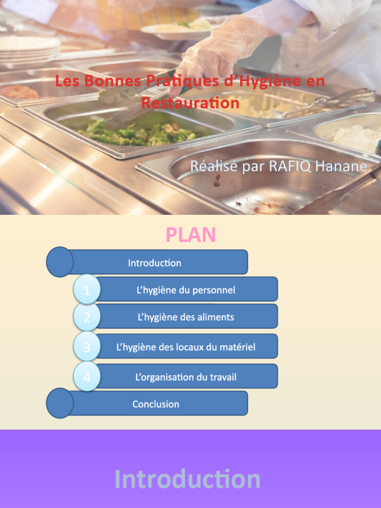 Bonnes Pratiques d'Hygiène en Restauration | PDF | Hygiène | Hygiène ...