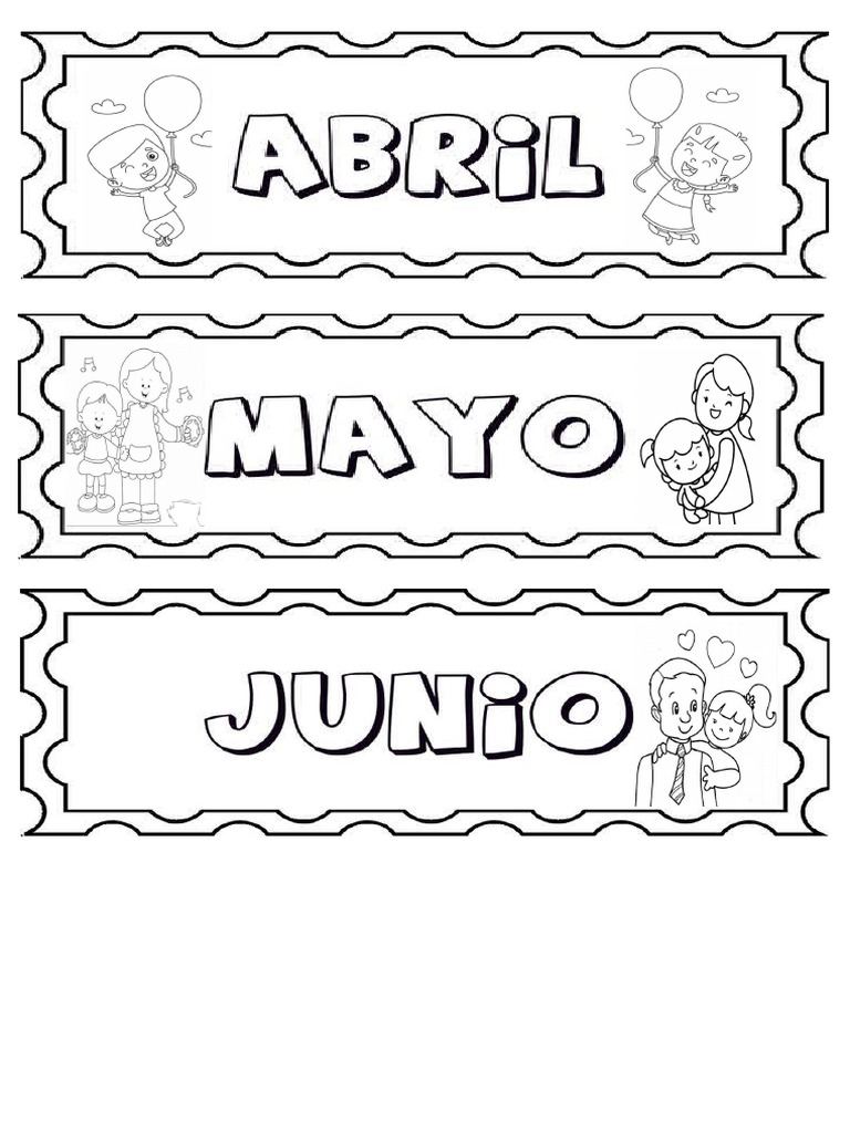 Nombre de Los Meses | PDF