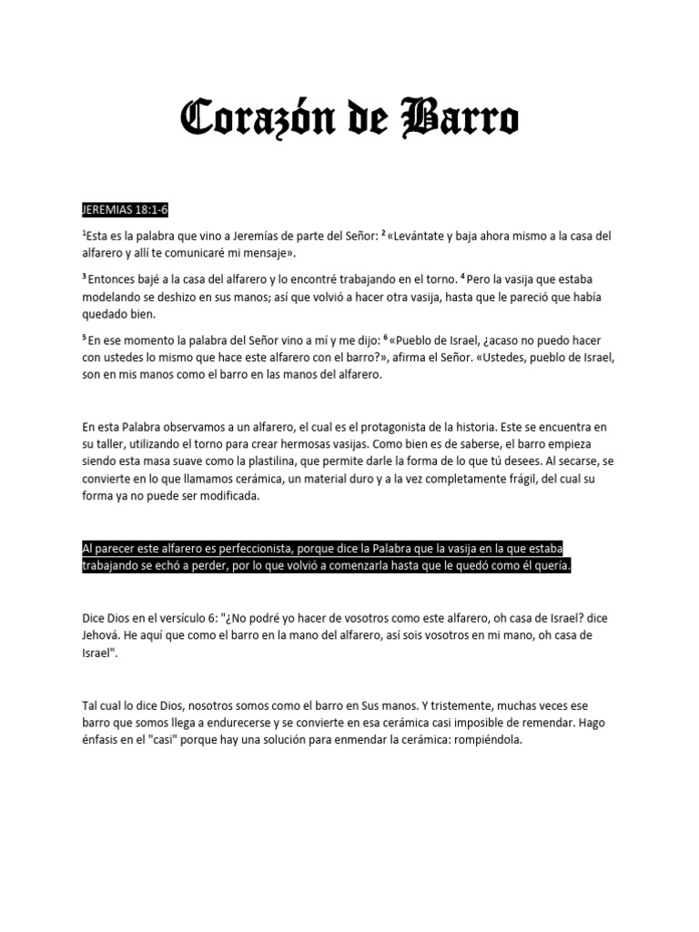 Corazón de Barro | PDF | cerámica