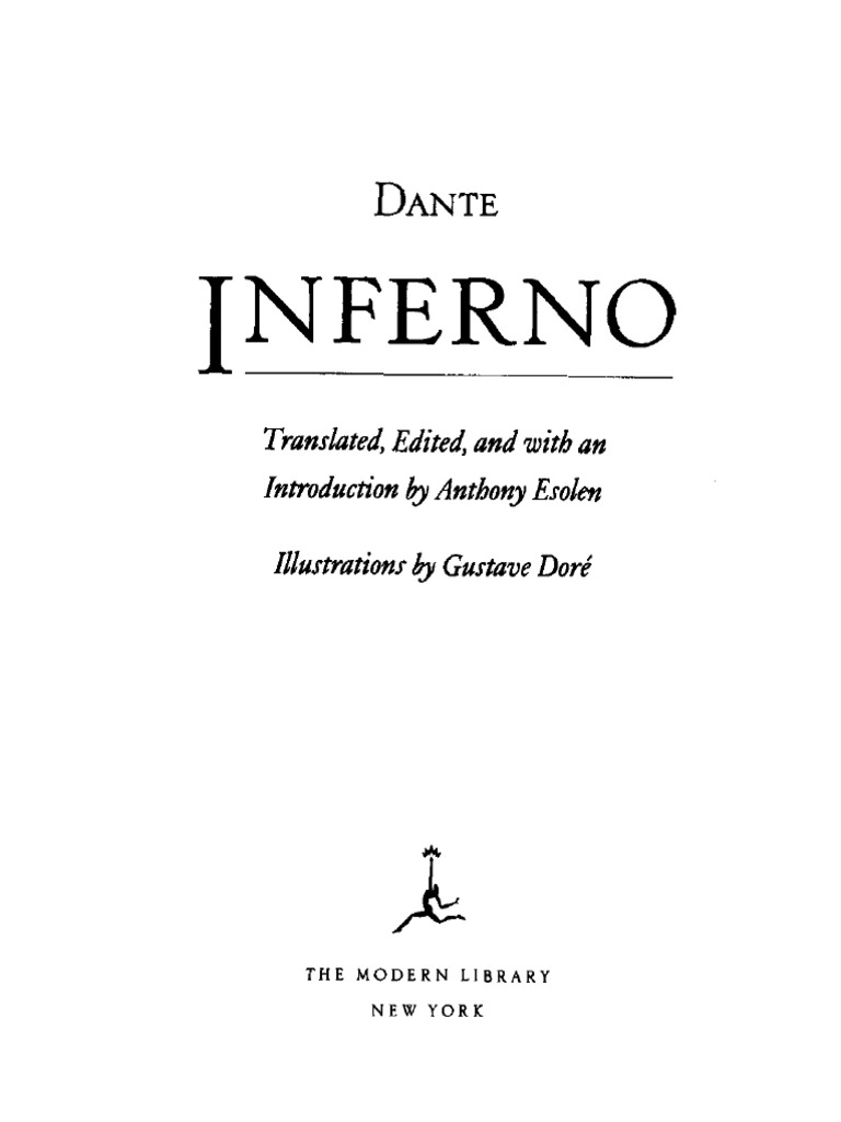 Dante's Inferno | PDF | Inferno (Dante) | Rachel