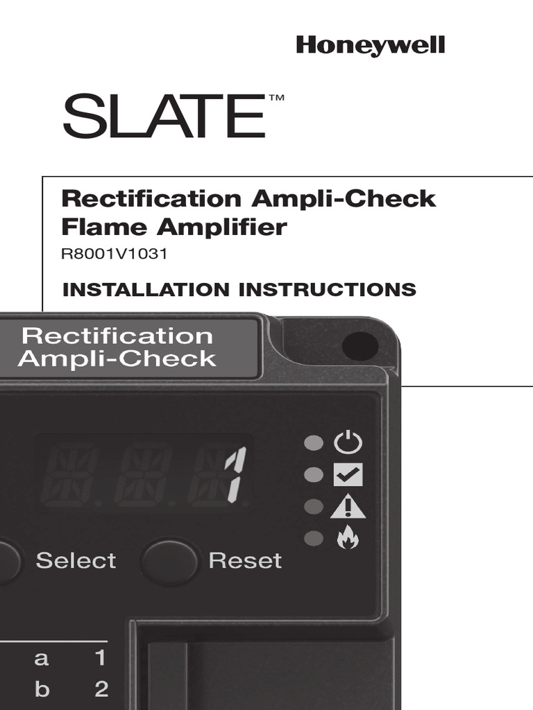 R8001 V1031 Spec Sheet Rectification Ampli Check | PDF | Electrical ...