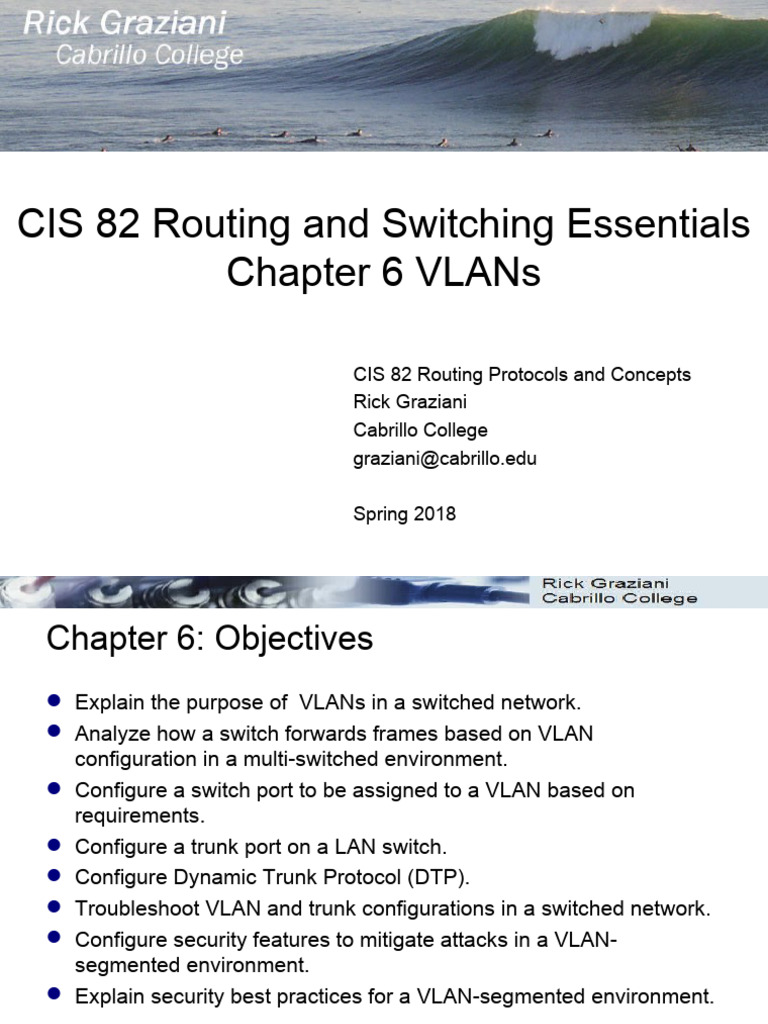 Cis82 6 VLANs v6 | PDF | Computer Network | Ip Address