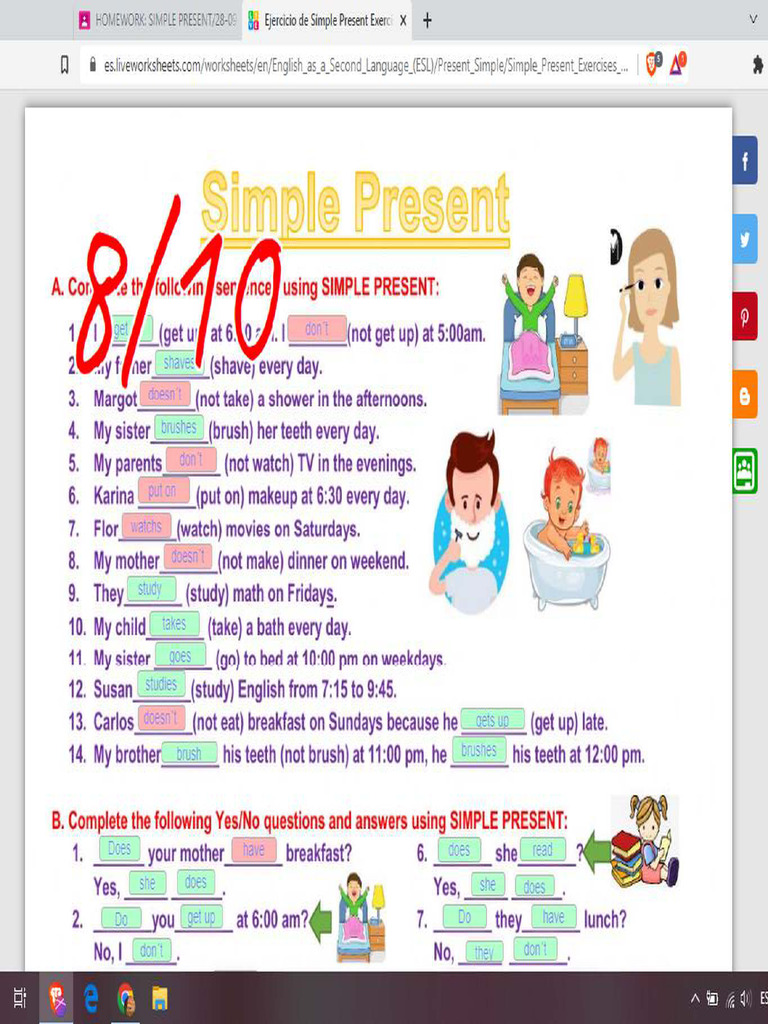 Simple Present | PDF