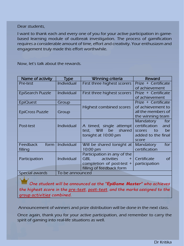 About GBL Student Version | PDF