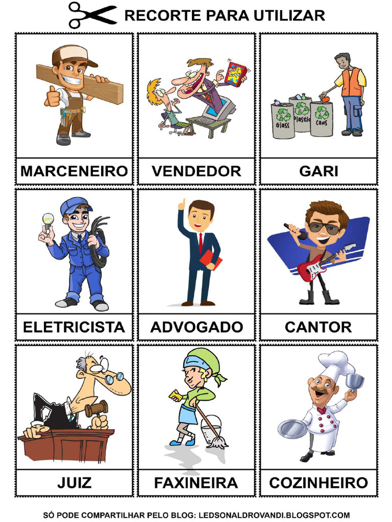Bingo Das Profissoes | PDF