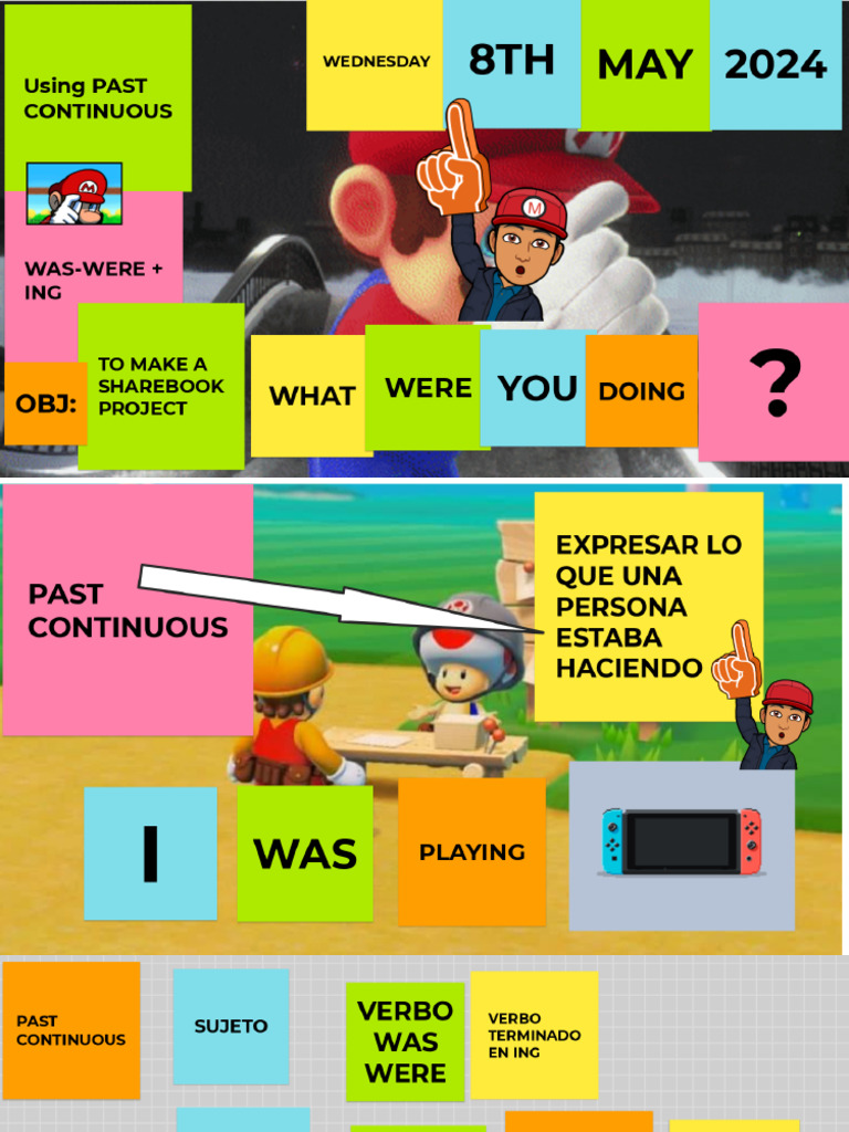 Copia de Past Continuous 5th | PDF
