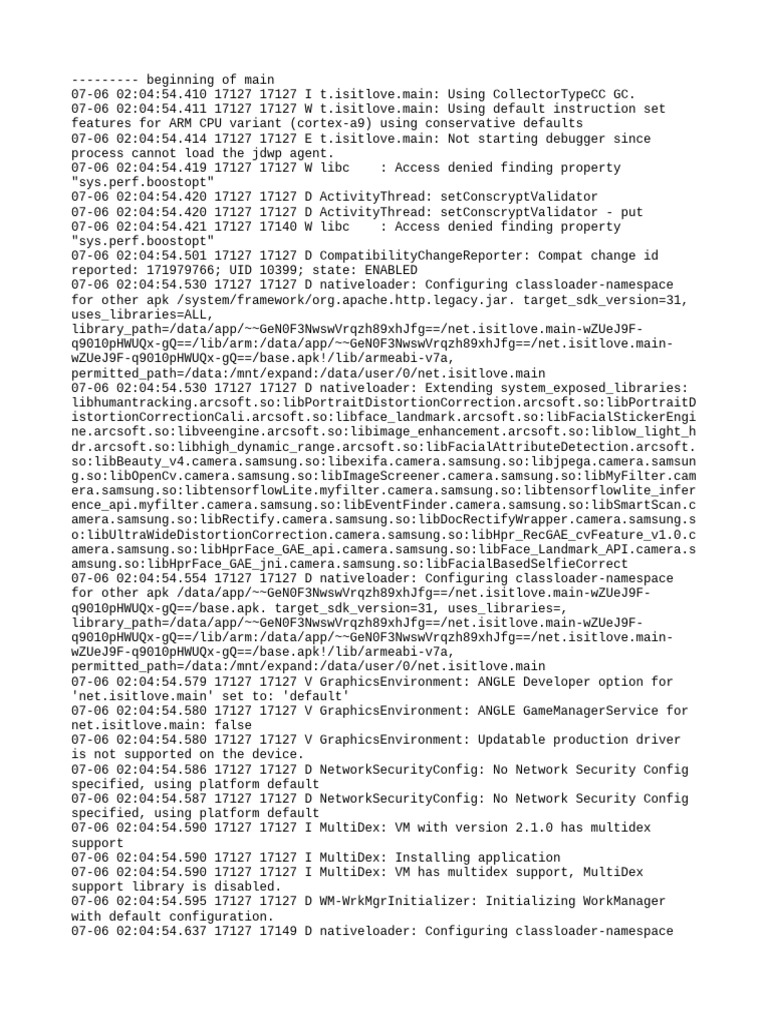 Mod Menu Log - Net - Isitlove.main | PDF | Software Development Kit | Operating System Technology