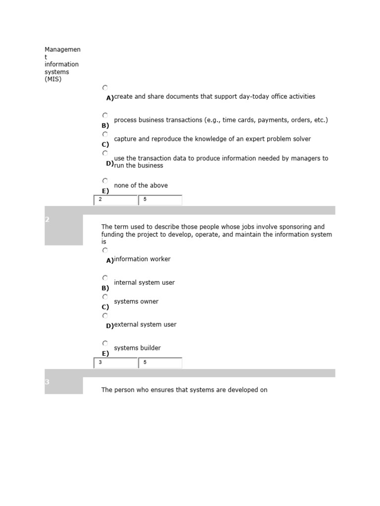 Management Information Systems Exams | PDF | Internet | Computer Network