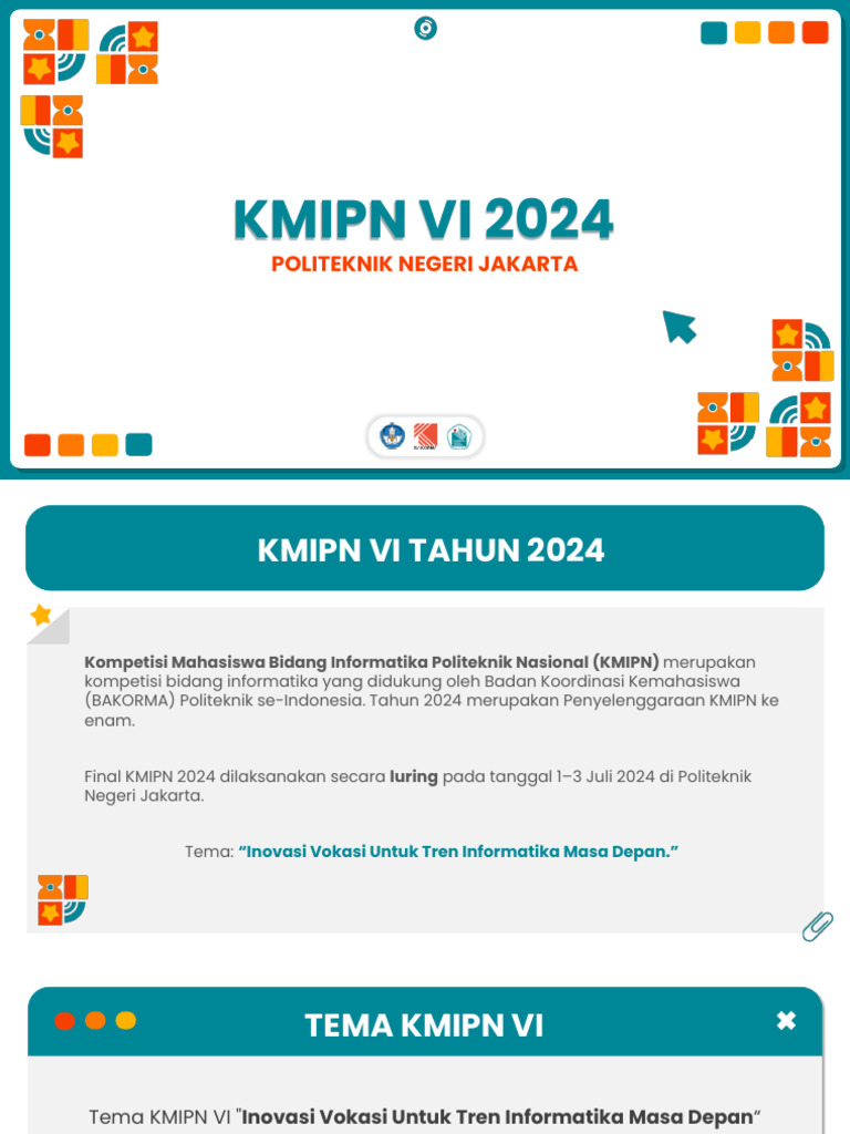 Sosialisasi KMIPN VI 2024 - PNJ | PDF | Bisnis | Teknologi & Rekayasa