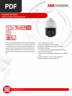 Hikvision 4MP 25x IR Speed Dome Camera | PDF | Camera | Pixel