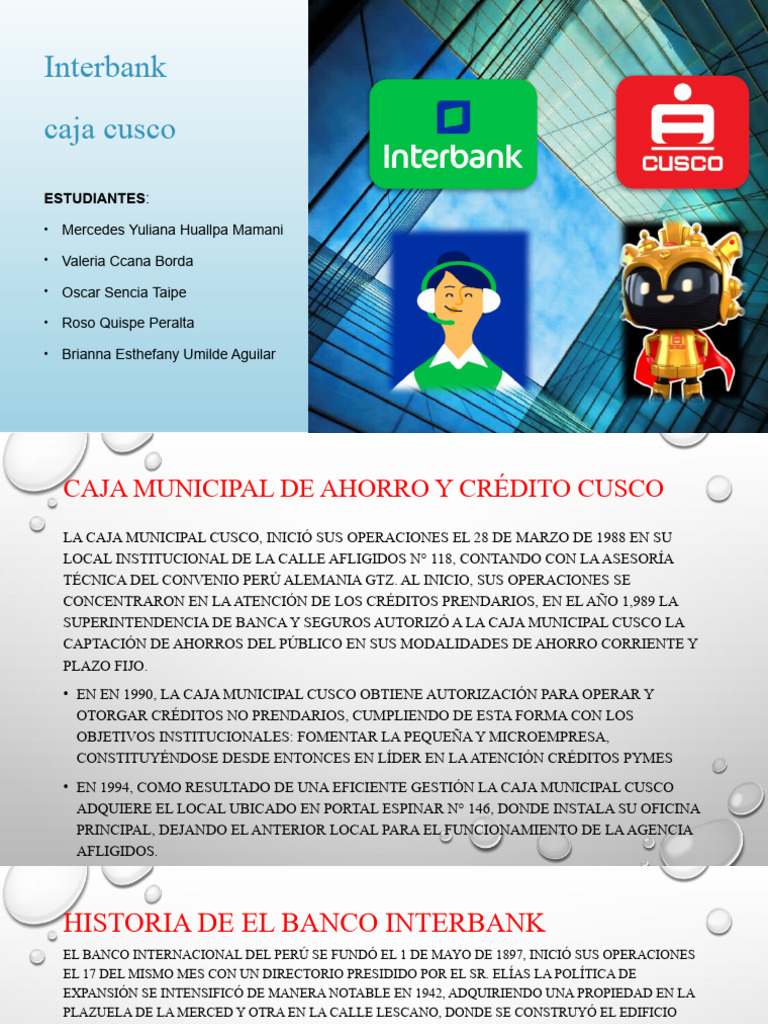 bancos | PDF | Bancos | Perú